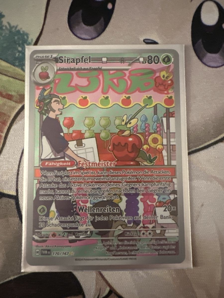 Sirapfel - Seltene Pokémon Karte - Top Zustand! 🍎 (Neuf (Voir ...