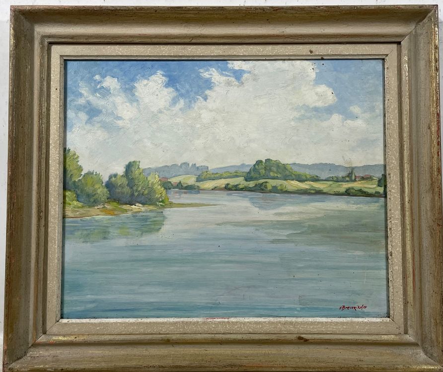 Top Flusslandschaft Gemälde unleserlich Signiert (Gebraucht) in Root für CHF 19 – mit Lieferung ...