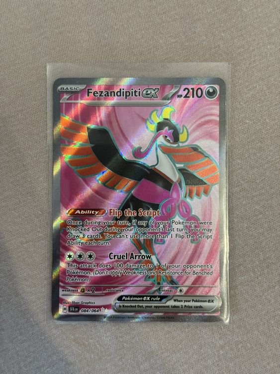 Pokémon Fezandipiti ex 084/064 Shrouded Fable (Neu (gemäss Beschreibung ...