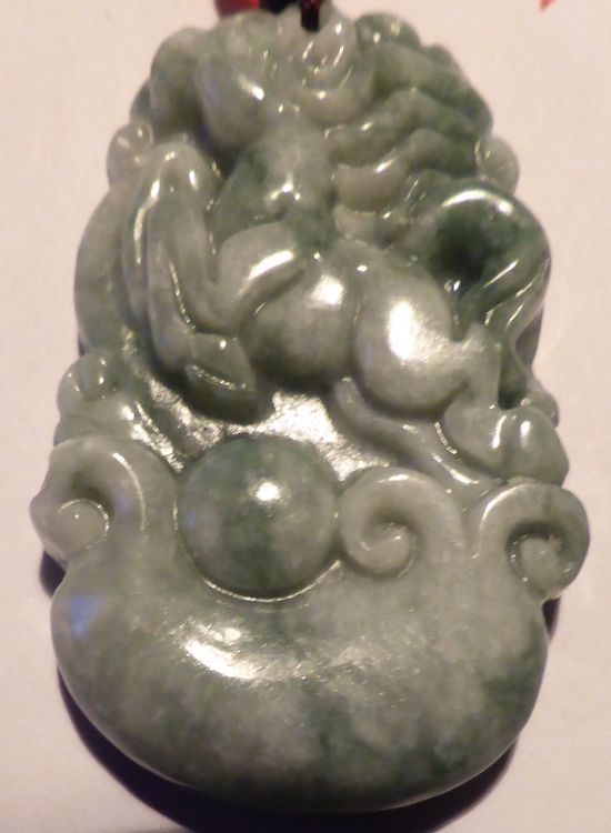 BESTE JADEIT-JADE;--6.) MIT ZERTIKAT--CHIN.ZODIAC:--KLASSE A (Neu ...