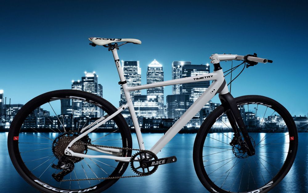 Tour Gravel Bike Erox Timetry Gr. M (54) weiss (Neu und ...