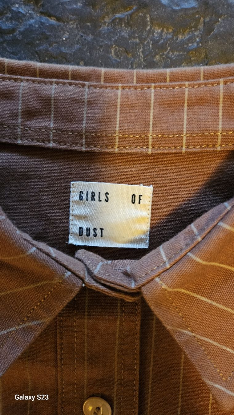 GIRLS OF DUST Canvas Pinestripe Hemd made in Portugal (Neu (gemäss ...