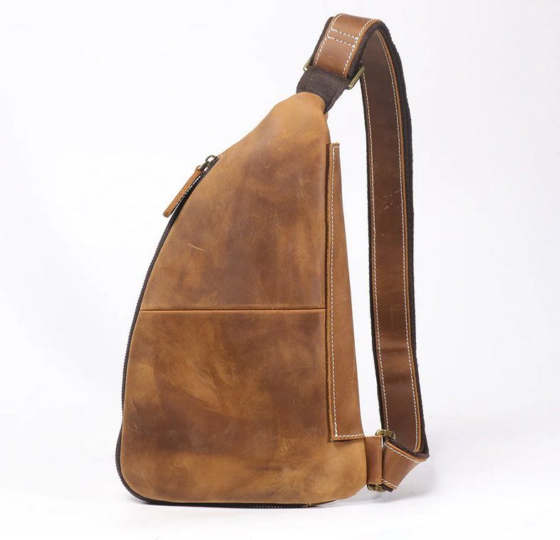 Große XL Umhängetasche Crazy Horse Leder für Herren (Neu und ...