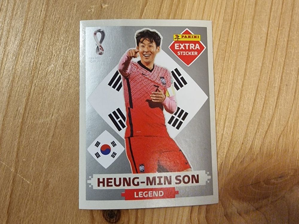 Panini Heung-Min Son Legend Extra Sticker Silber | Kaufen auf Ricardo