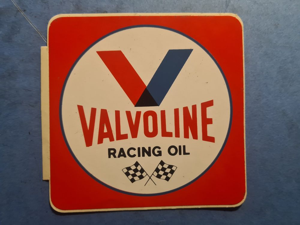 VALVOLINE RACING OIL STICKER NEW OLD STOCK VINTAGE (Gebraucht) in ...