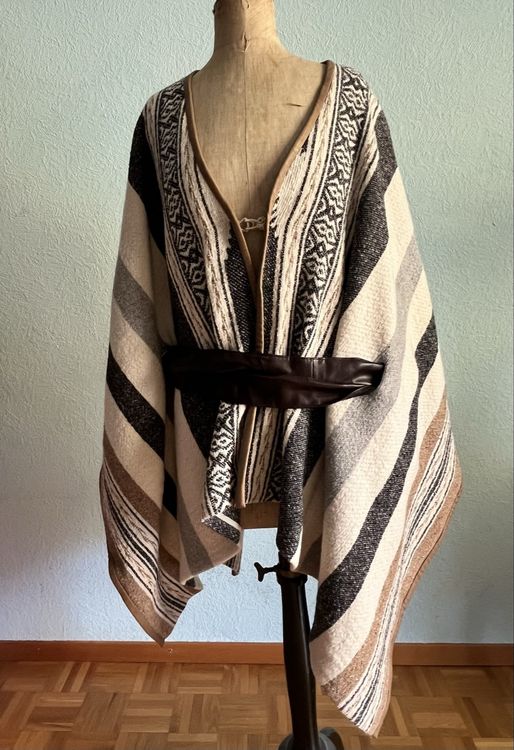Cape TWINSET TU en coton épais motifs indiens (Neu (gemäss Beschreibung ...
