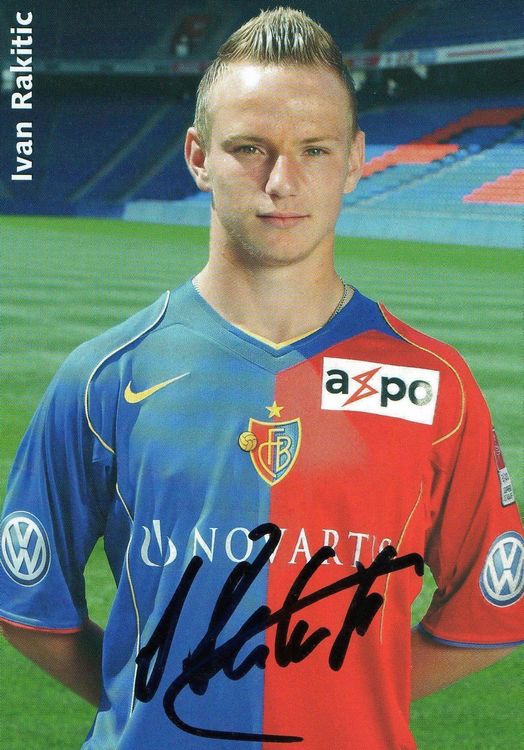 FC BASEL FCB IVAN RAKITIC AUTOGRAMMKARTE | Kaufen auf Ricardo