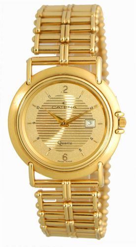 CATENA Echelle doré, Quartz, flache Armb (Neu und originalverpackt) in ...