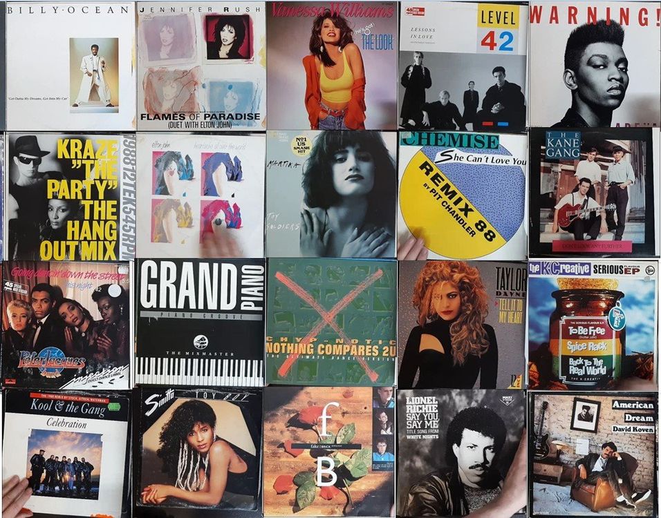 57 Maxi Singles Schallplatten - 80's / 90's (Sack Nr 2) (Gebraucht) in ...