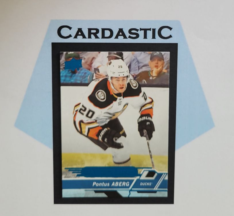 Pontus Aberg NHL 2018-19 UD Overtime Blue SCRJ Rapperswil (Gebraucht ...