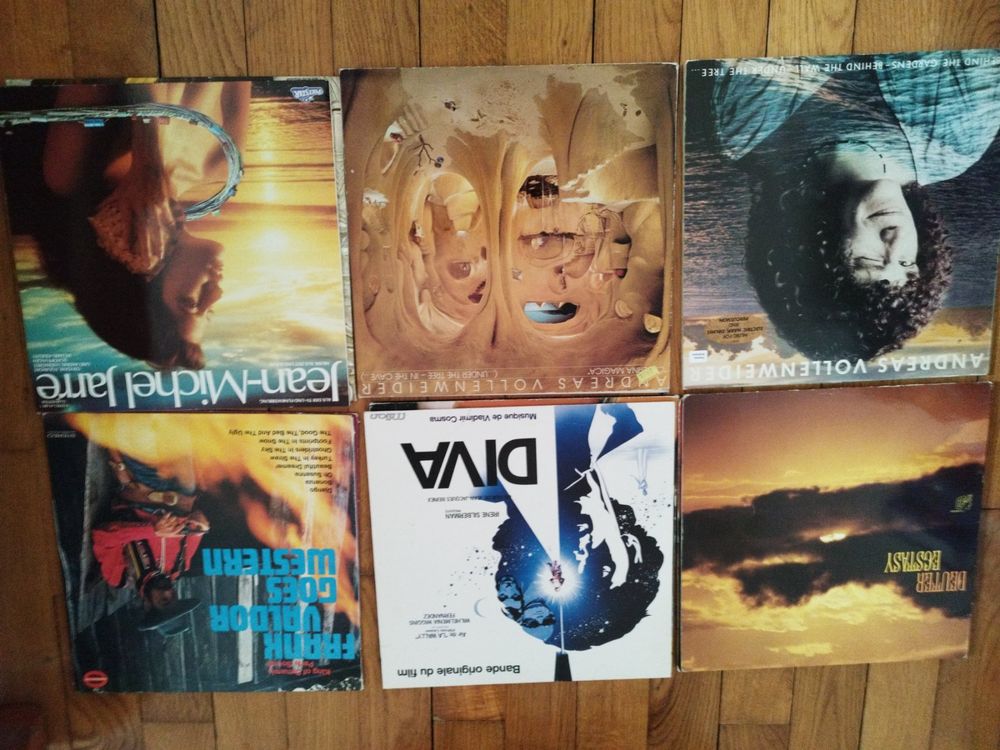 Lot de 49 disque vinyles 33 et 45 tours (D'occasion) à Vallorbe pour ...