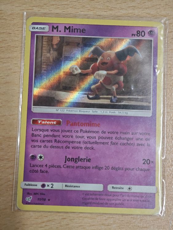 Carte Pokémon M. Mime - Rare et en parfait état (Neuf (Voir description ...