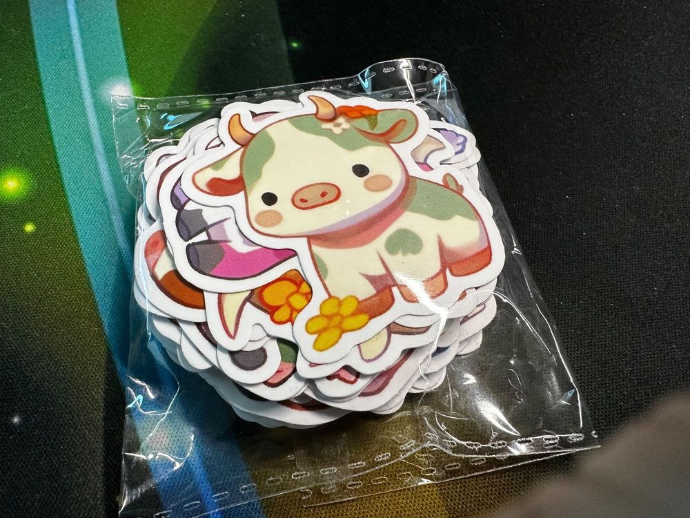 Kuh / Cow Stickers I 50 Stk. I Wasserdicht (Neu und originalverpackt ...