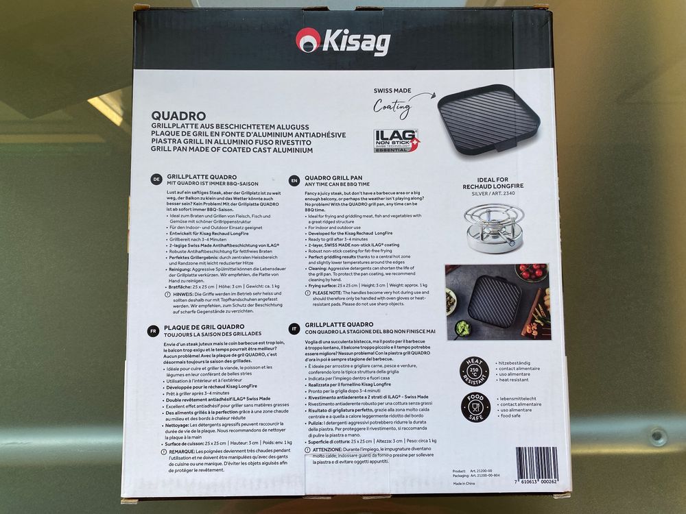 Kisag Rechaud longfire , Tischkocher, Grillplatte (Neu und originalverpackt) in Au SG für CHF ...