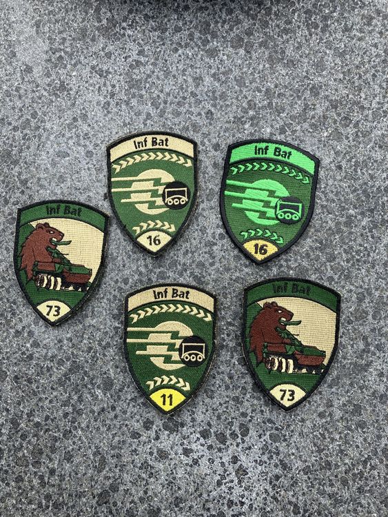 5 Badge Abzeichen Inf Bat Infanterie Armee Militär Tenü B A (Usato) a ...
