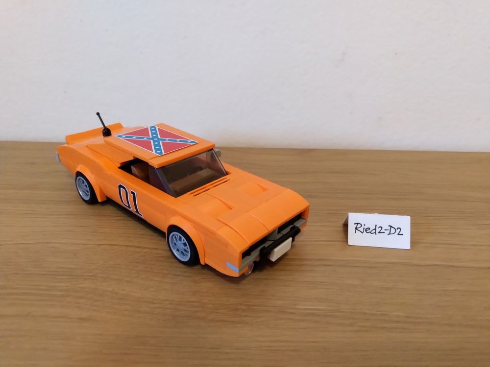 LEGO Compatible Dukes of Hazzard Dodge Charger General Lee | Kaufen auf ...