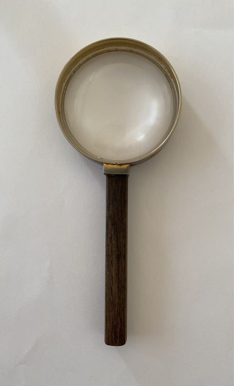 Elegante Lupe mit Holzgriff, Vintage | Kaufen auf Ricardo