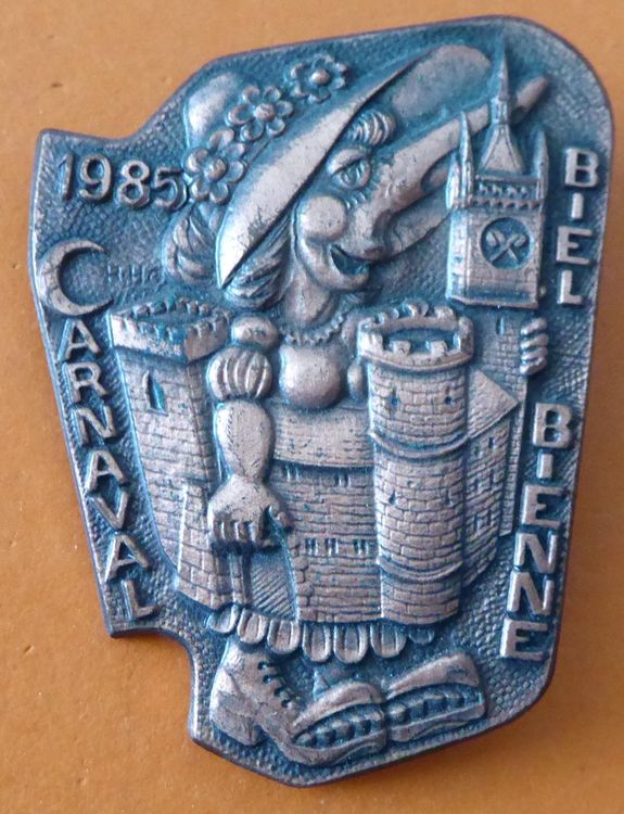 Biel-Bienne Fasnacht 1985 Kupfer (Gebraucht) in Aesch BL für CHF 3 – mit Lieferung auf Ricardo ...