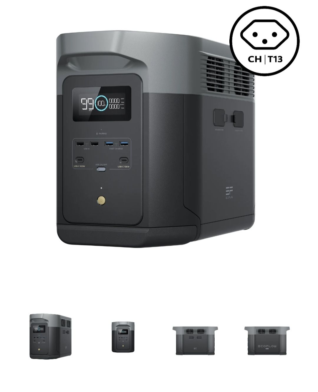 EcoFlow DELTA 2 Max Powerstation 2048 Wh CH-Version (Gebraucht) in Zug ...