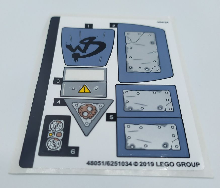 Lego Sticker Sheet for Set 70829 - (48051/6251034) (Neu (gemäss ...