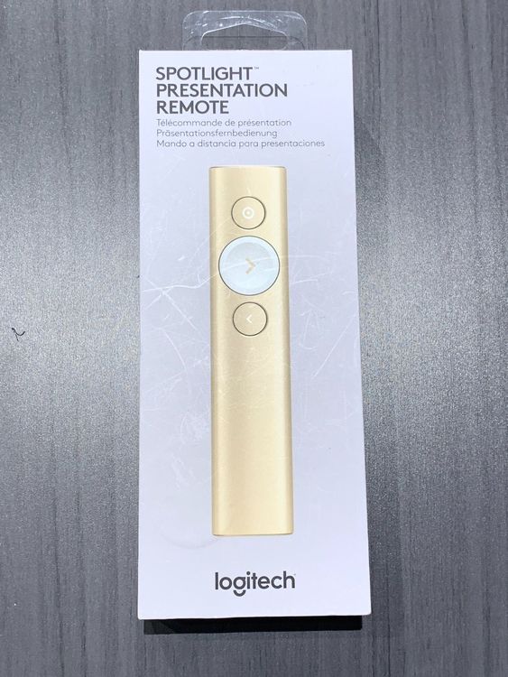 LOGITECH Spotlight Presenter Gold *NEU* | Kaufen auf Ricardo