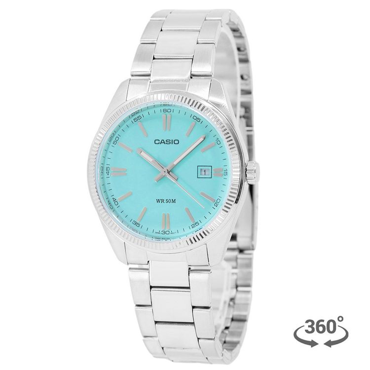 Casio MTP-1302PD-2A2VEF Collection Quartz "Tiffany" Türkis | Kaufen auf ...