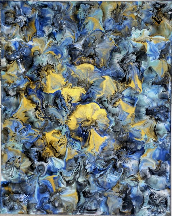 😊 BILD 40x50cm, auf Leinwand, handmade (Neu (gemäss Beschreibung)) in ...