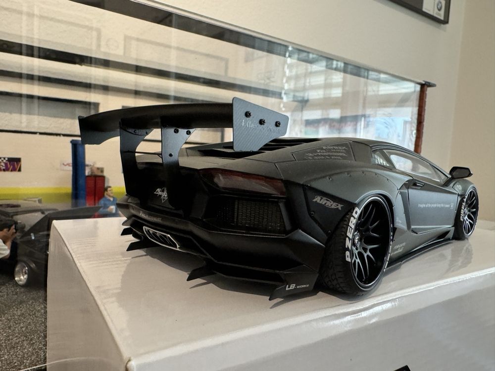 Lamborghini Aventador LB Works Autoart 1:18 Schwarz Matt (Neu und ...