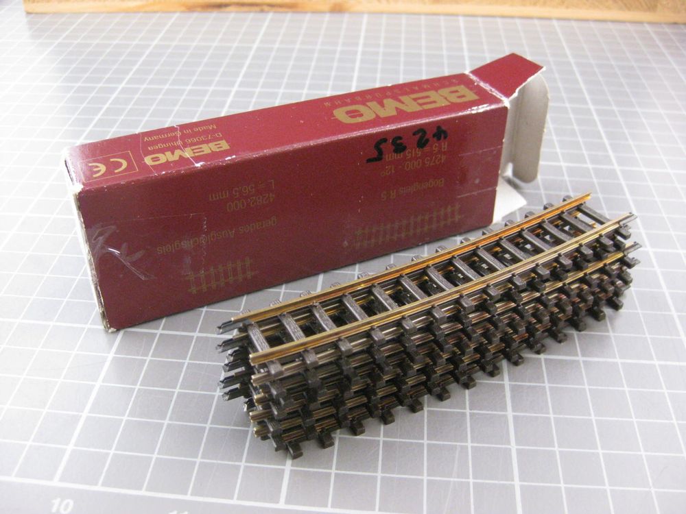 Bemo 4235 Gegenbogen zur Weiche, code 83, 7 Stück, in Bemo G (Gebraucht) in Malters für CHF 25 ...