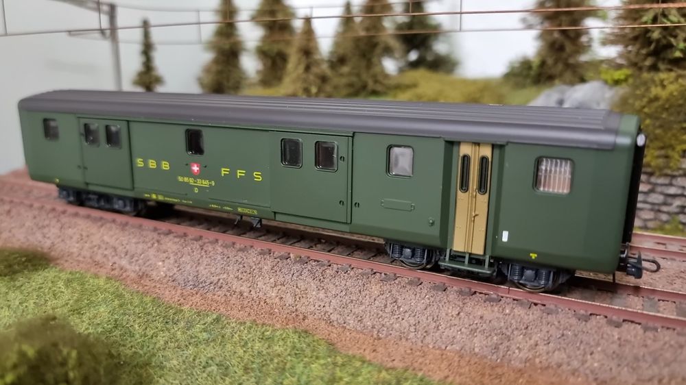 Roco SBB EW II D Gepäckwagen alte Schrift, Art. 44332, top! (Neu ...