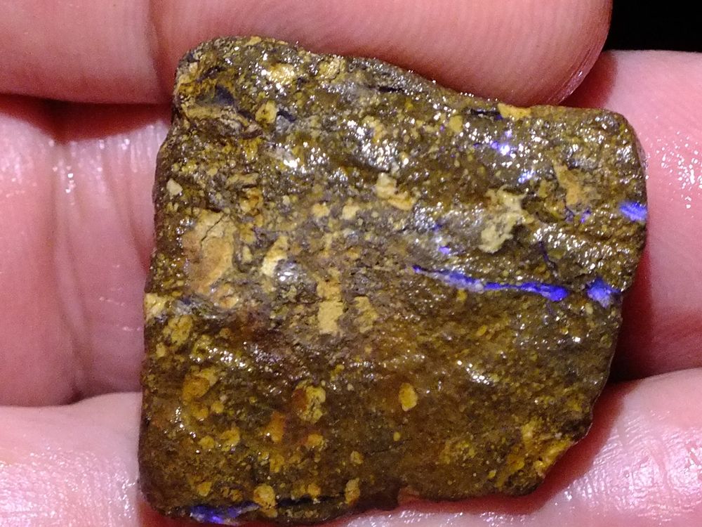 BOULDER ROH OPAL 65.35 Karat Gebot 1.- Top Elektrisch feuer (Neu und ...