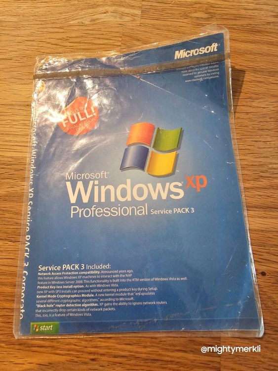 Windows XP Version 2002, plus Service Pack 3 (Neu (gemäss Beschreibung ...