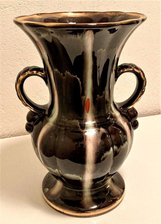 Original Vase Art Déco JASBA Germany braun TOP Zustand (Gebraucht) in Wangen b. Olten für CHF 69 ...