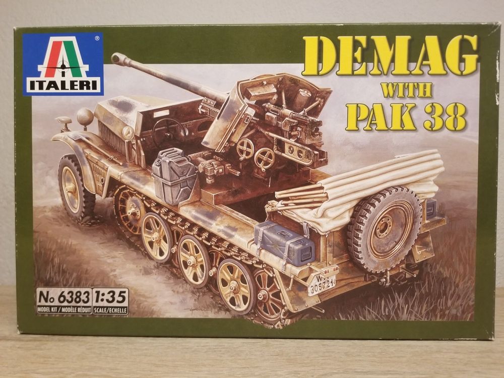 Italeri 6383 Demag with PAK 38 (Neu und originalverpackt) in ...