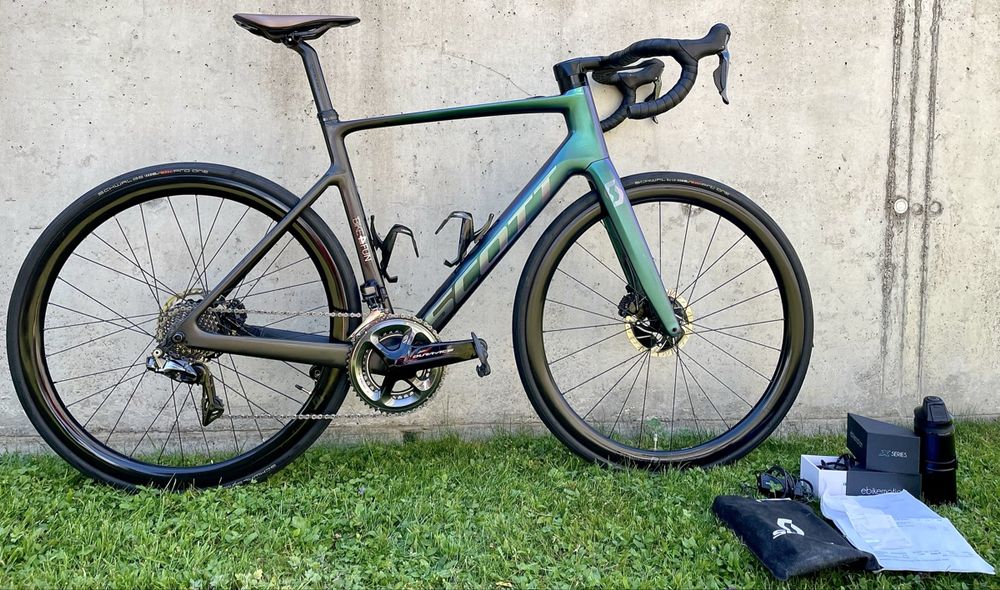 SCOTT ADDICT eRIDE PREMIUM DURA-ACE Di2 X35+ Carbon Rennvelo (Gebraucht ...