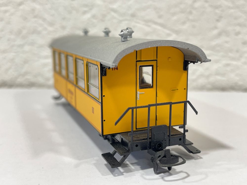 Bemo 3238 164 RhB C 114 La Bucunada Nostalgie-Zweiachser H0m (Neu (gemäss Beschreibung)) in ...
