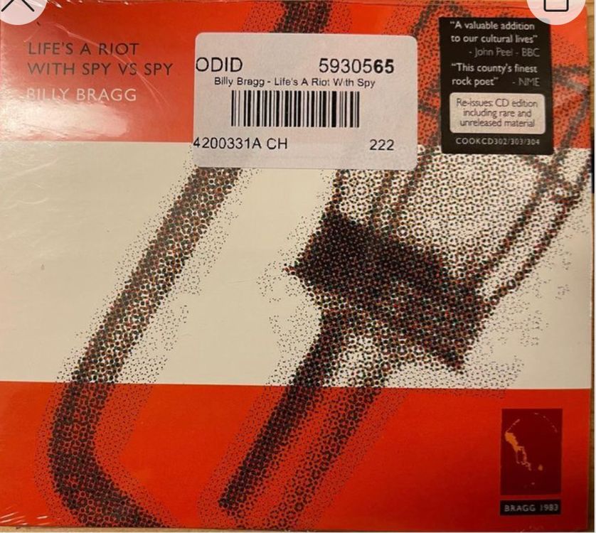 Billy Bragg * Life’s A Riot (2xCD Neu) (Neu und originalverpackt) in Wettswil für CHF 11 – mit ...