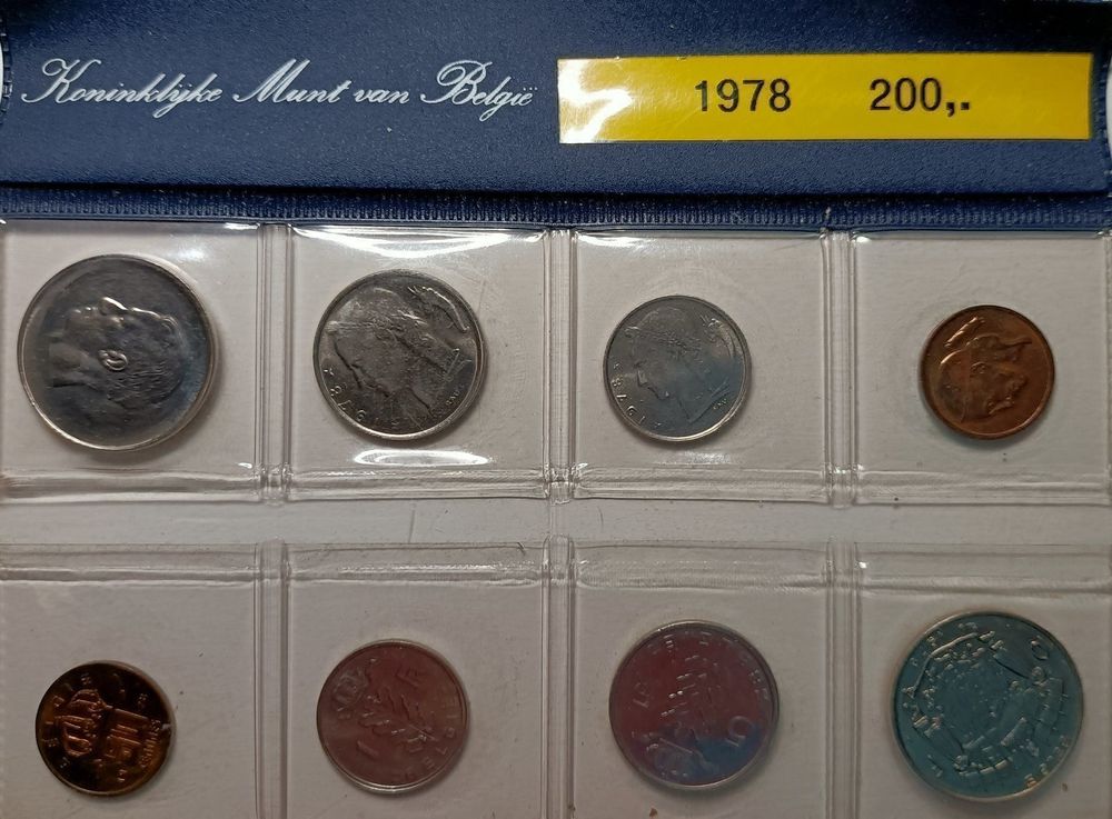 Doppelmünzsatz Belgien 1978 FDC (Neu und originalverpackt) in Hittnau für CHF 1 – mit Lieferung ...