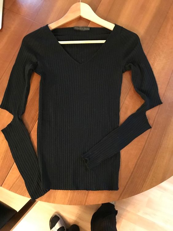 Dorothée Vogel Merinopullover cut outs black Gr.S (Neu (gemäss ...