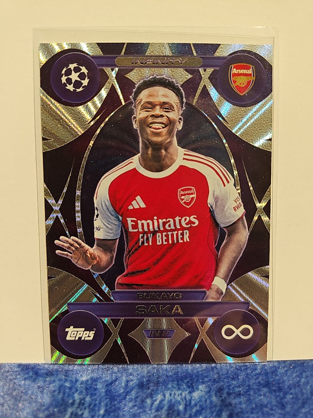 Topps Match Attax 25/26. Bukayo Saka Infinity, IN 2. Arsenal (Neu ...