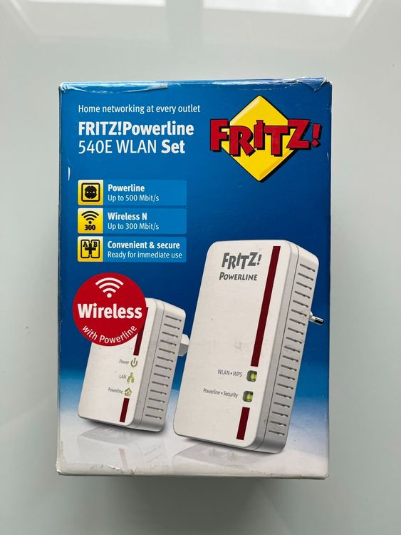 Powerline Fritz Powerline 540E WLAN Set | Kaufen auf Ricardo
