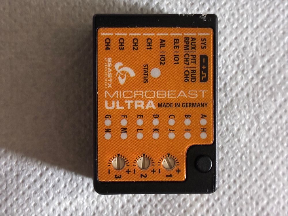 Microbeast Ultra Flybarless System inkl. Bluetooth & Rettung (Gebraucht ...