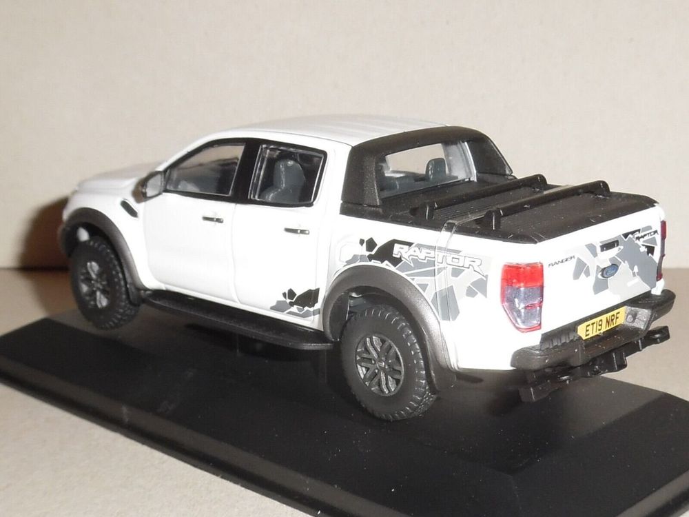 Ford Ranger Raptor 2019-2023 RHD weiss / schwarz 1:43 (Neu und ...