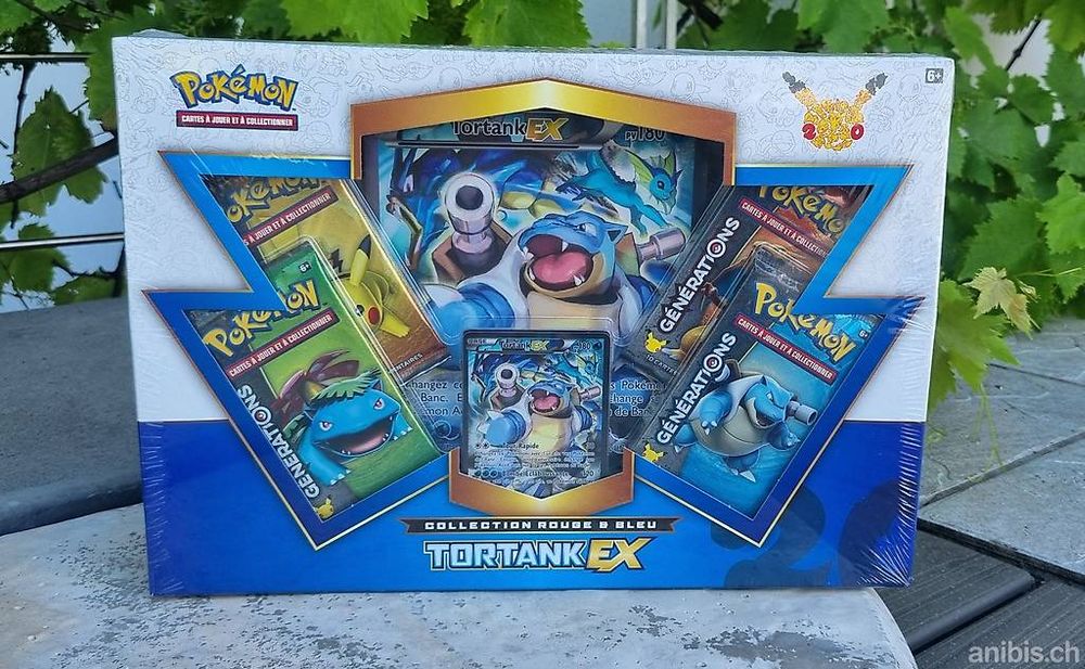 COFFRET POKEMON TORTANK EX - GÉNÉRATIONS 20 ANS - 2016 - FR (Neu und ...