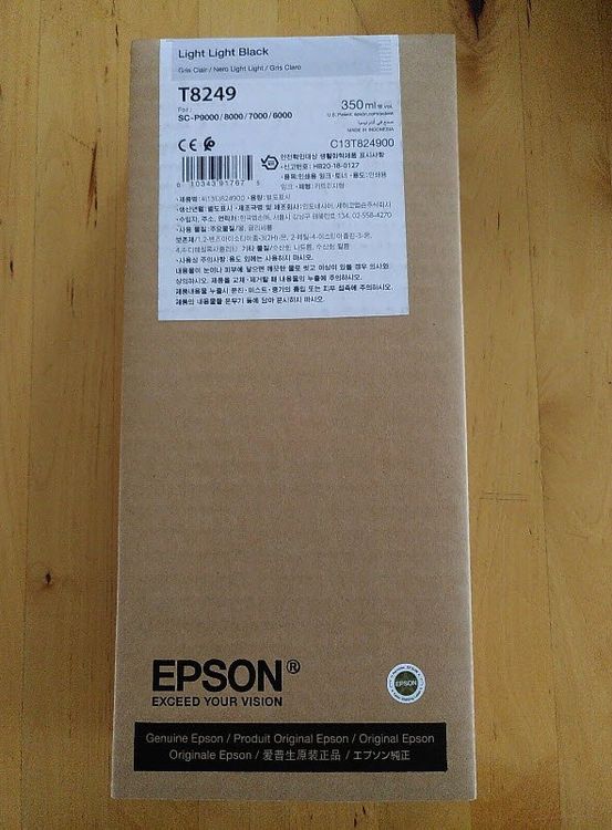Epson SureColor SC-P6000/SC-7000/SC-8000 L L Black, T8249 (Neu und ...