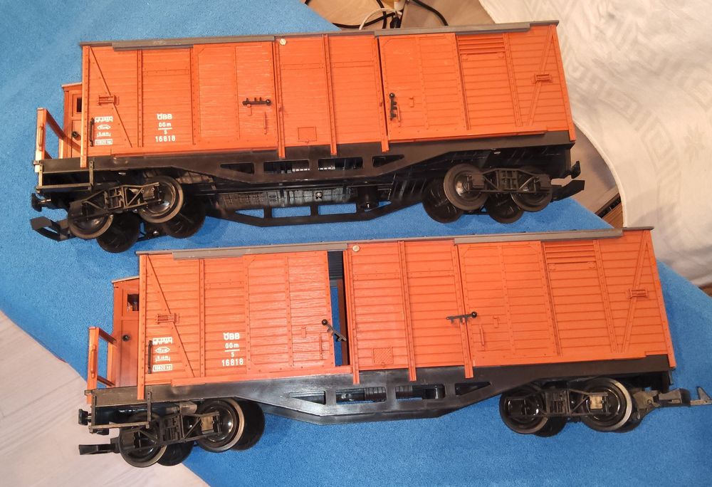 LGB 4062 Güterwagen 4-achsig offen (2 Stück) (Gebraucht) in Neuenkirch ...