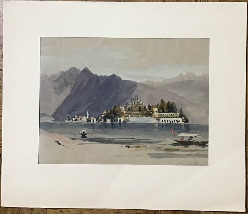 Antike Aquarell Unleserlich Signiert | Kaufen auf Ricardo