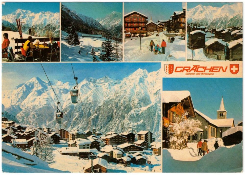 Grächen - 6 Bild AK (Gebraucht) in Binningen für CHF 1 – mit Lieferung auf Ricardo kaufen