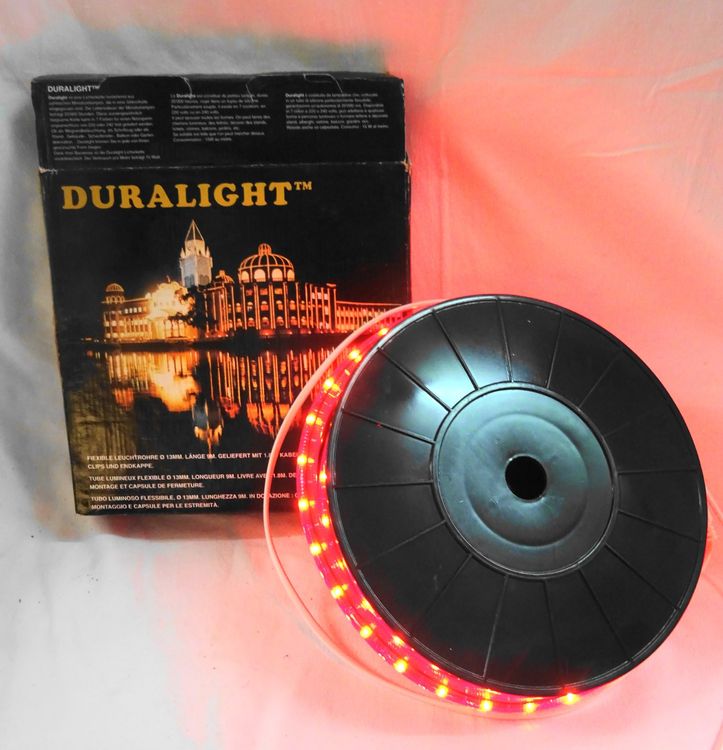 Duralight Lichtschlauch Rot, 90m Perfekt für die Beleuchtung (Gebraucht ...