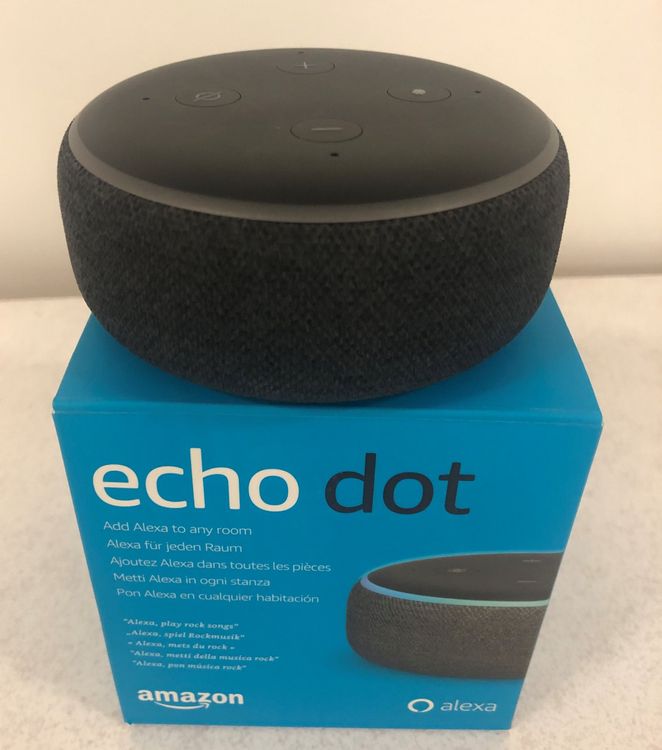 Amazon Echo Dot 3. Gen. Anthrazit (Gebraucht) in Heerbrugg für CHF 28 – mit Lieferung auf ...